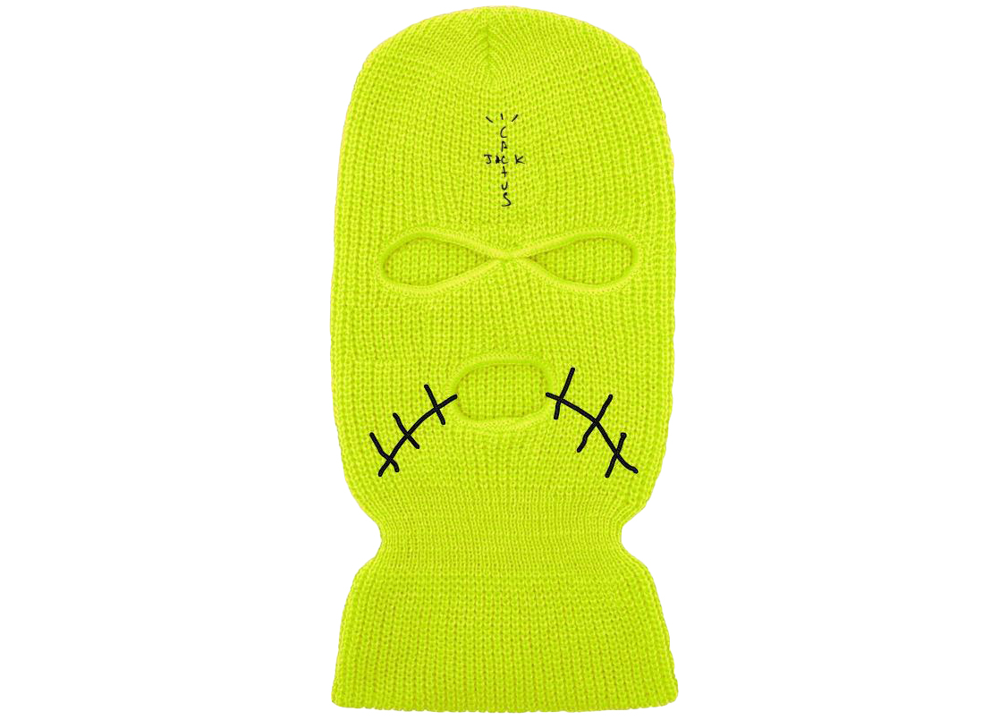 Travis Scott JACKBOYS Cover Neon Mask Green - Novelship